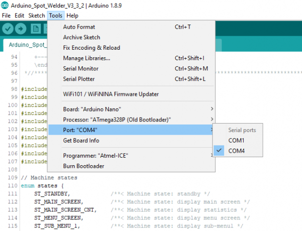 Arduino Spot Welder Software Installing Tutorial (V3.3.2) - Malectrics