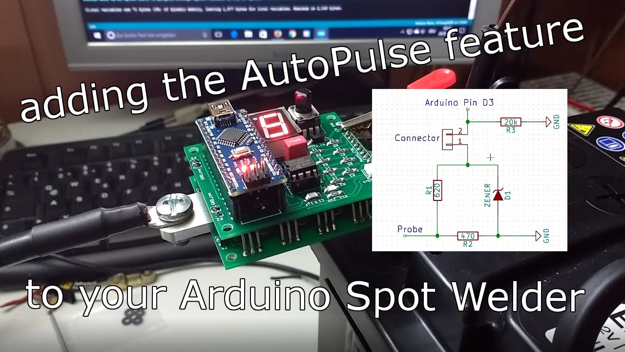 Adding the "AutoPulse" feature to your Arduino Spot Welder - Malectrics